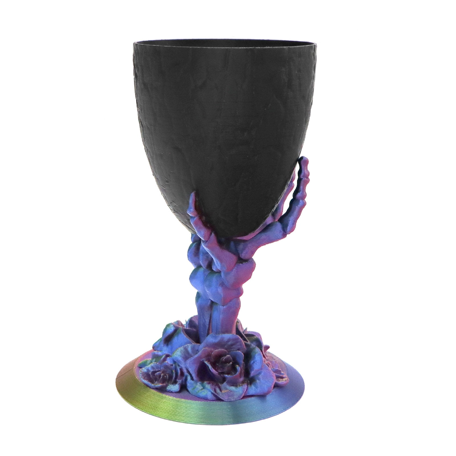 Xinwanna Halloween Skeleton Candy Bowl Rose Skull Hand Dish Holder ...