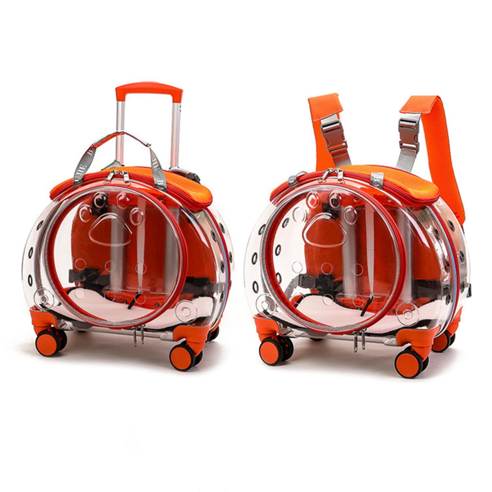 Xinwanna Pet Trolley Case Portable Cats Dogs Backpack Clear Ventilation ...