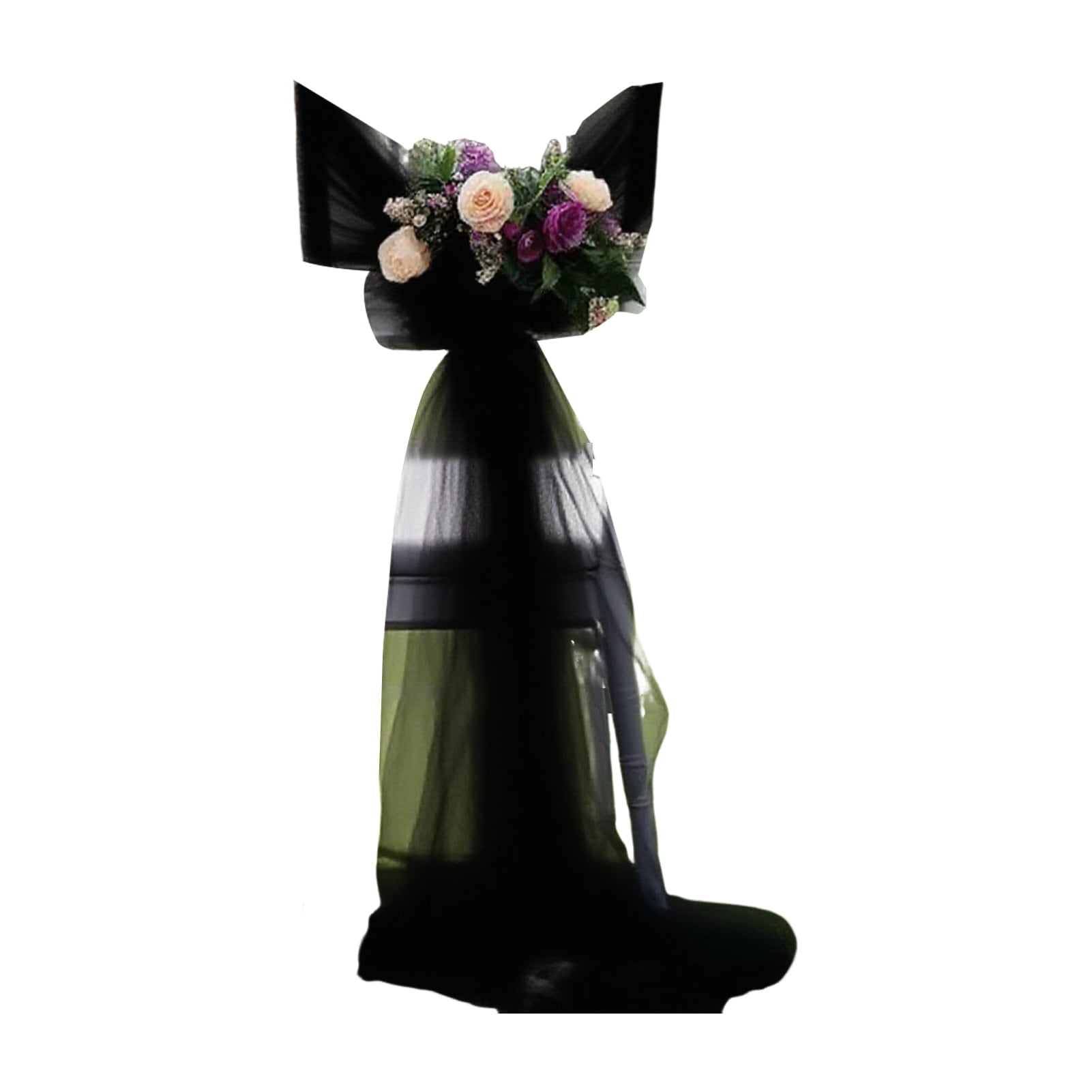 Xinwanna Sheer Chiffon Curtain Drapes Wedding Arch Draping Fabric ...