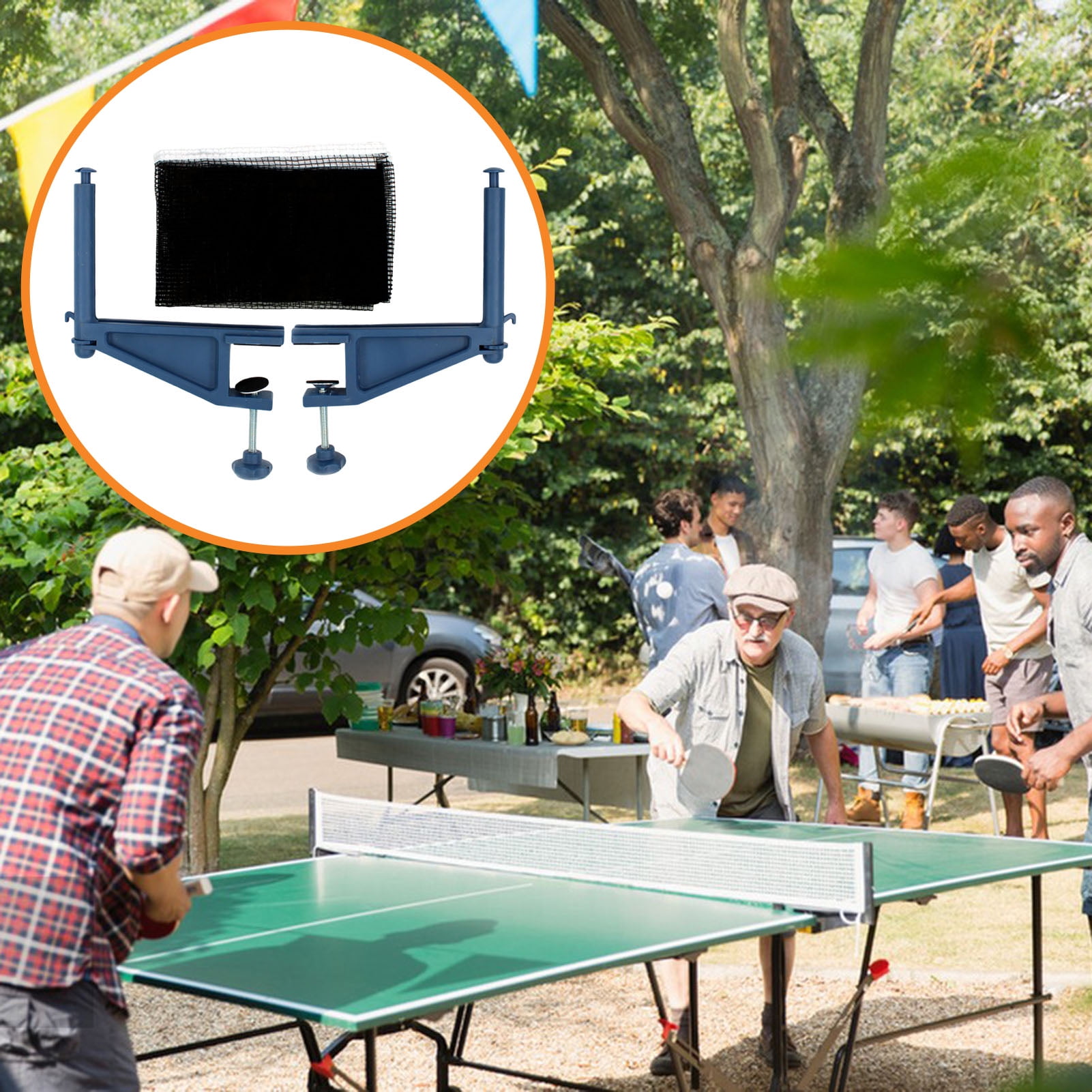 Xinwanna Table Tennis Mesh Frame Set, 67.72" x 11.81" Ball Net for 2.2 ...