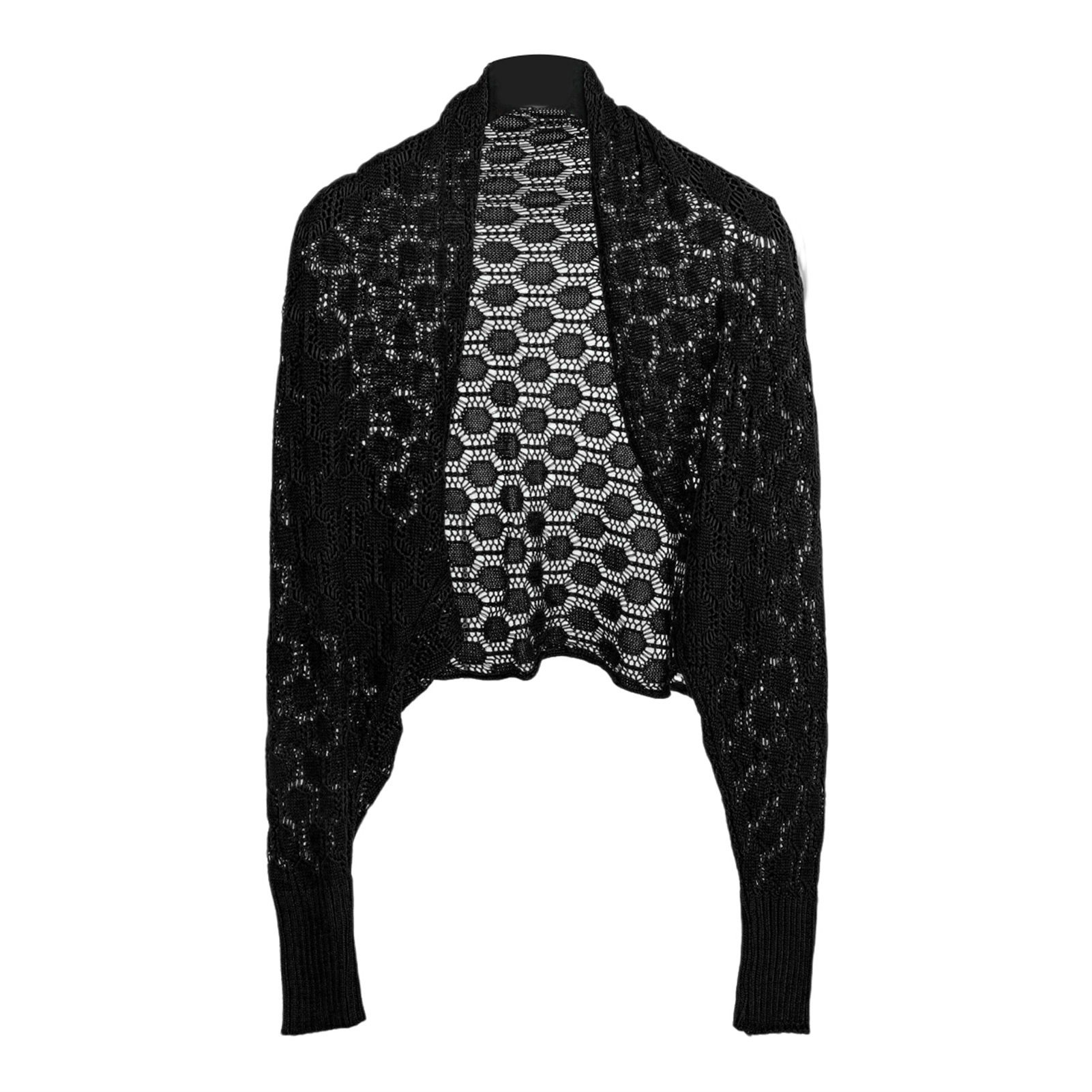 Xinwanna Women Shawl Long Sleeve Soft Fabric Cardigan Open Stitch Easy ...