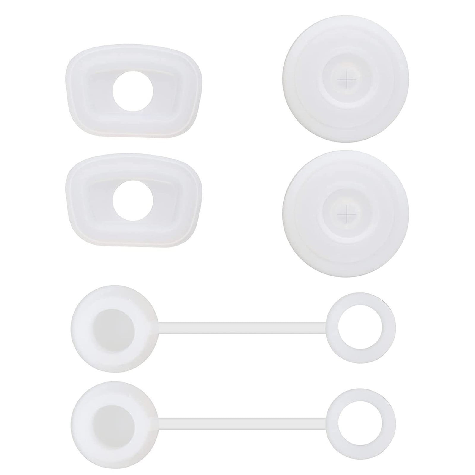 Xinwennn 6 Piece Set Of Cup And Bottle Accessories Silicone Straw Caps ...