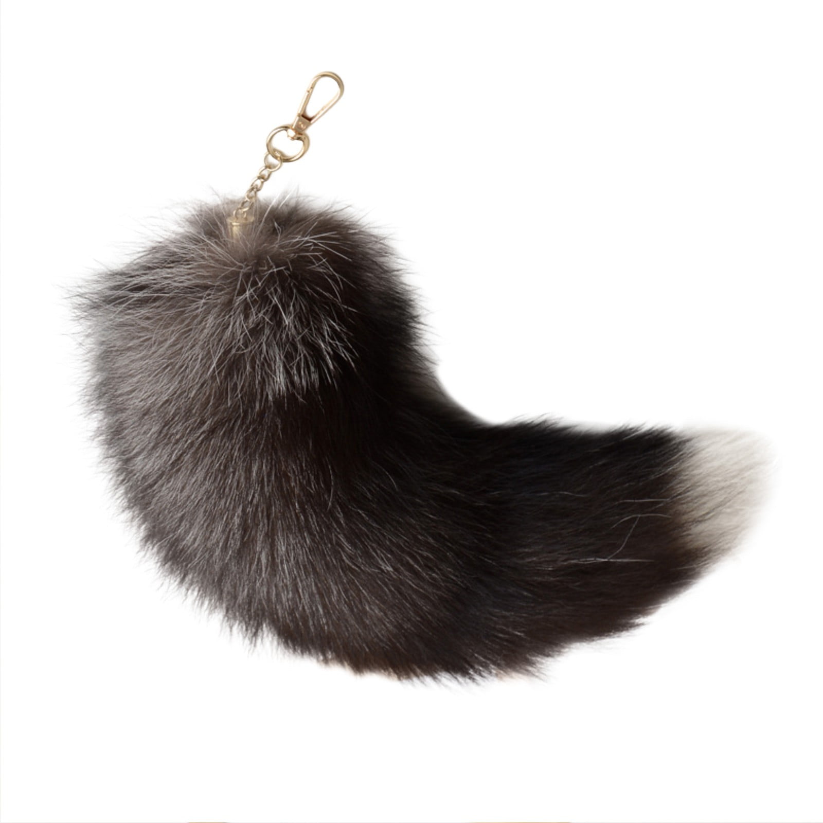 Wenshiii Fluffy Tail 3D Cute Animal Tail Keychain Pendant Accessories ...