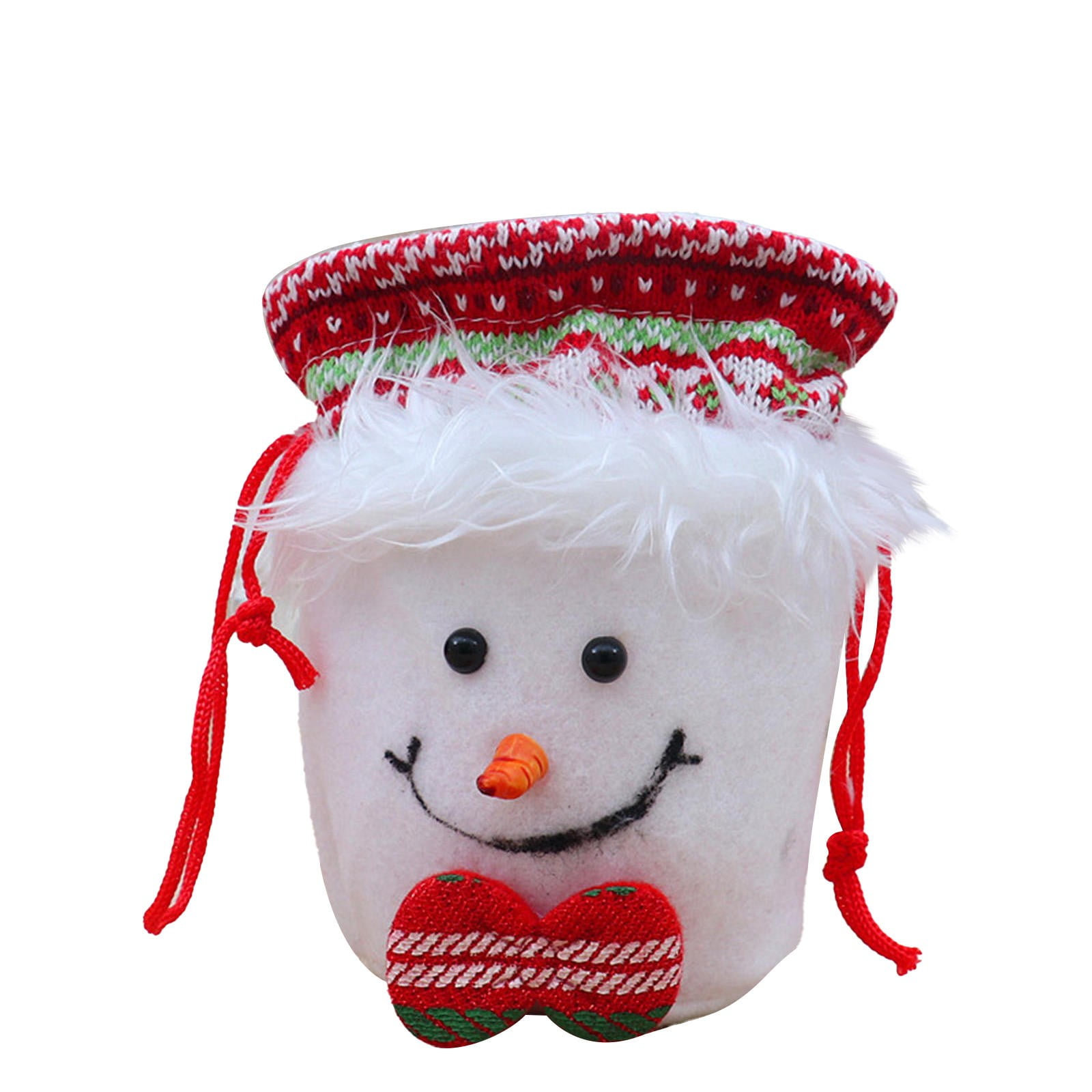 Xinwennn Red Santa Sack Candy Bag Backpack Christmas Party Gift ...