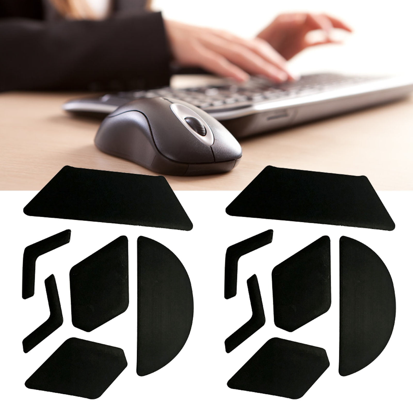 Xinyolin 2 Sets PTFE Wireless Gaming Mouse Feet Pad Skates Replacement ...