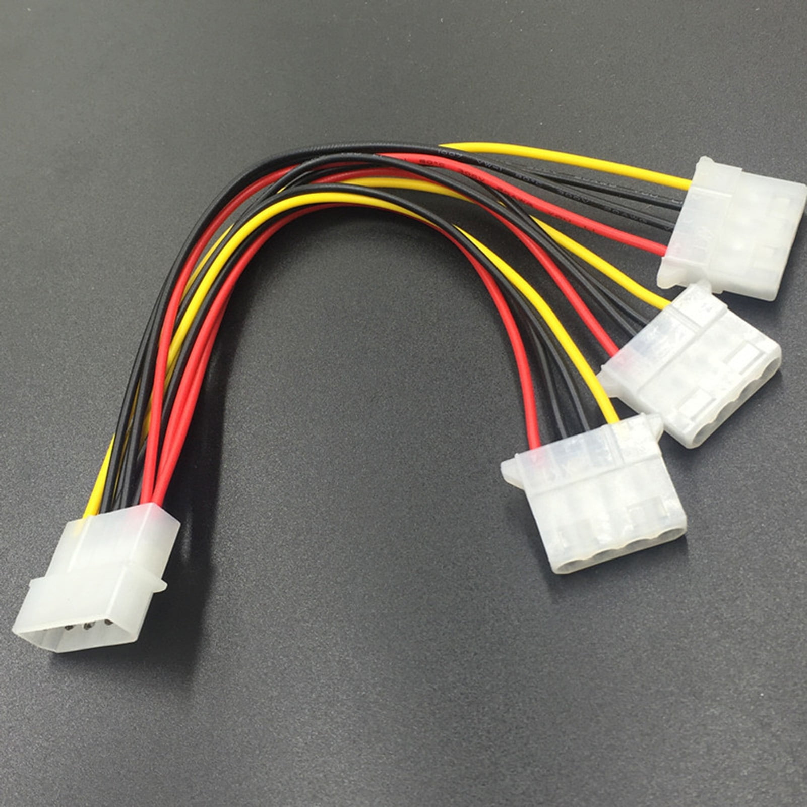 Xinyolin 20cm Big 4-pin 1-to-3 Male to Female IDE Molex Power Extension ...
