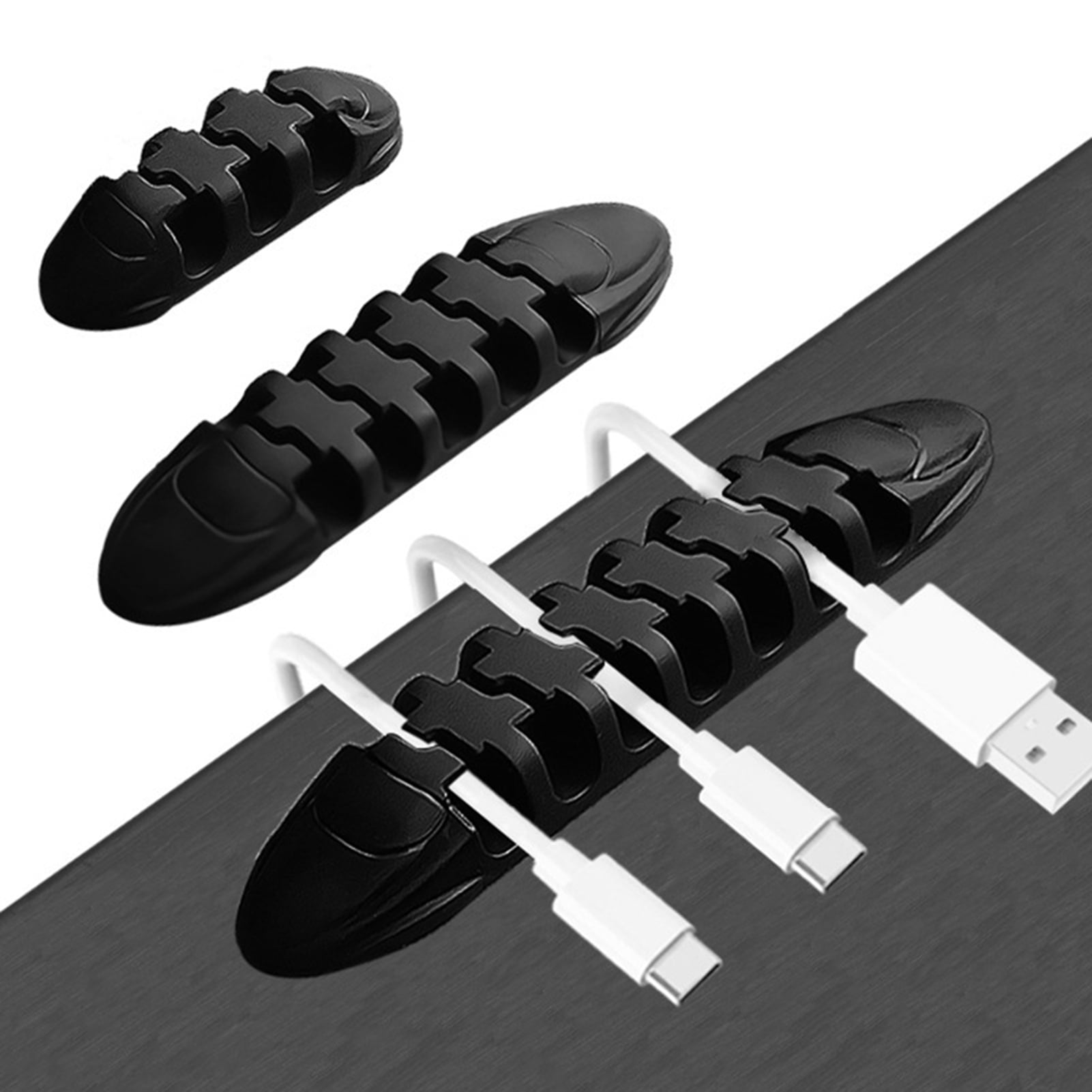 Xinyolin 3Pcs Cable Clips Space-efficient Strong Adhesion Anti-winding ...