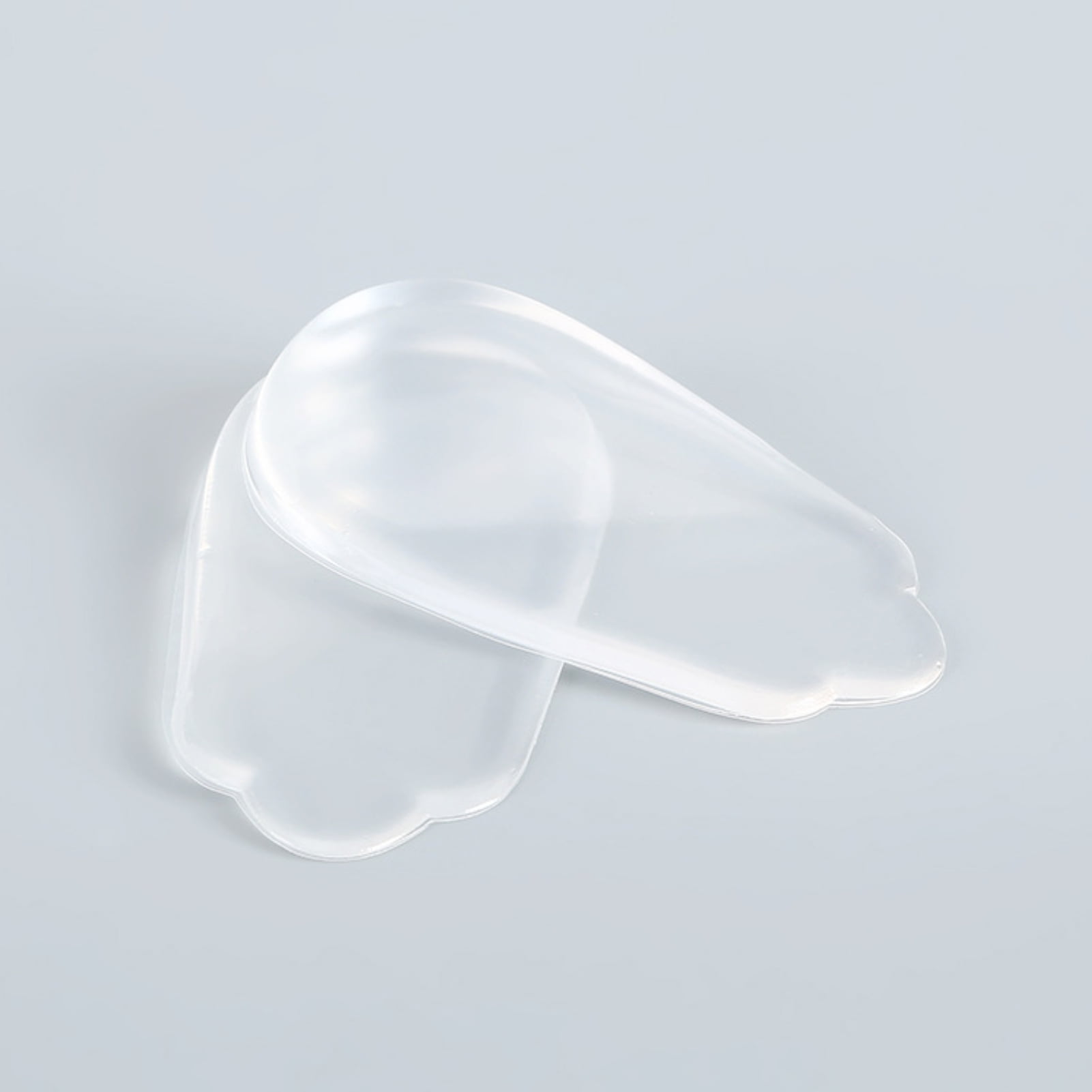 Xinyolin 4 Pairs Clear Orthopedic Insoles Inserts Lateral Heel Wedge ...