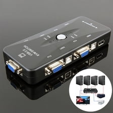 CKL 2 Port HDMI KVM Switch Dual Monitor for 2 Computers or Laptops 4K ...
