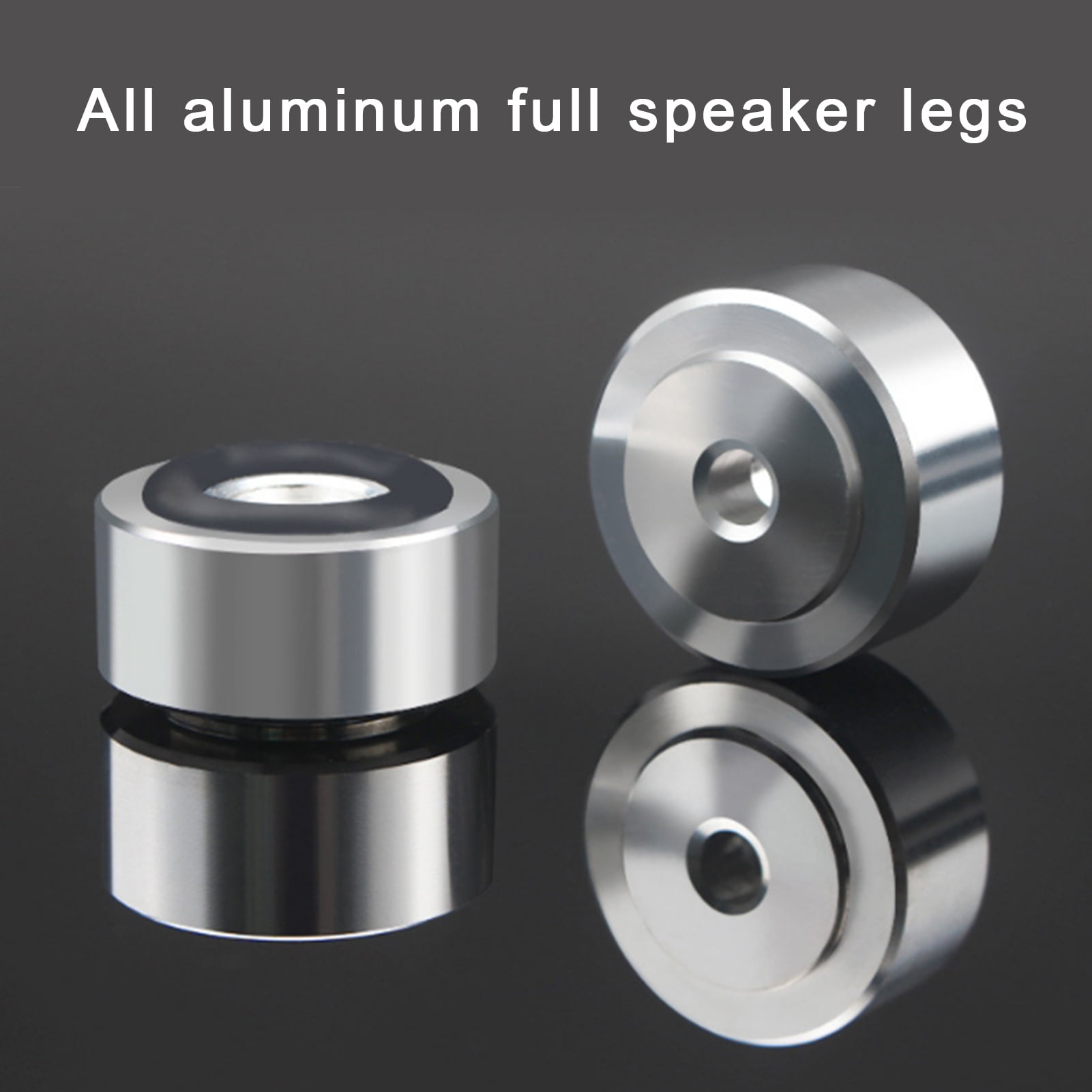 Xinyolin 4Pcs Speaker Spikes Stand Feet Pad Aluminum Alloy HiFi Speaker ...
