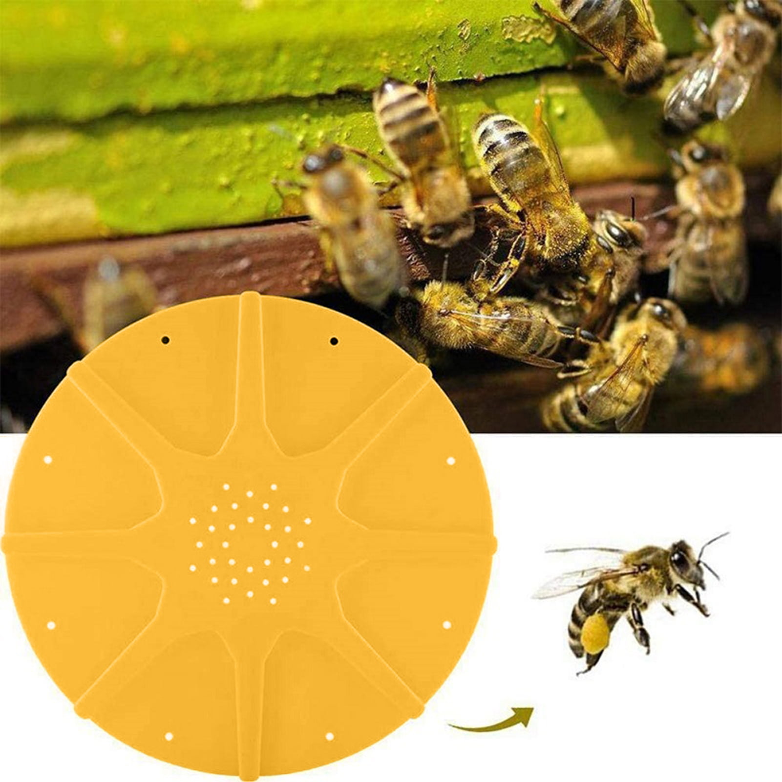 Xinyolin 8 Ways Escape Door Beehive Gate Round Disc Beekeeping Supplies ...