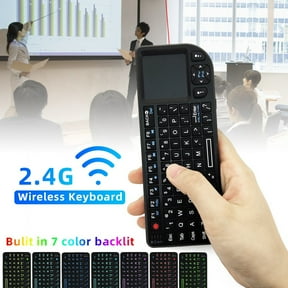2.4Ghz H18 Mini Wireless Keyboard Touchpad Combo with 3 Level Backlit ...