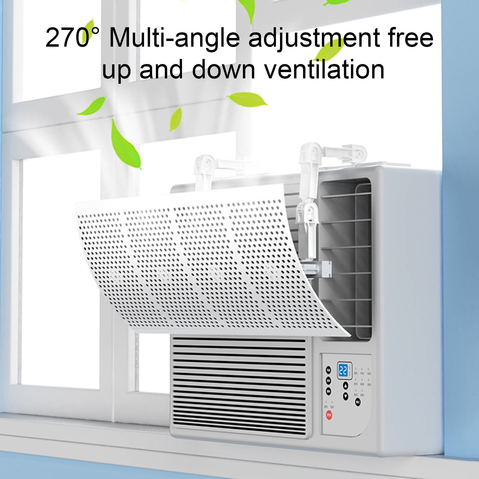 Xinyolin Air Conditioning Windshield Deflector - 270-Degree Adjustable ...