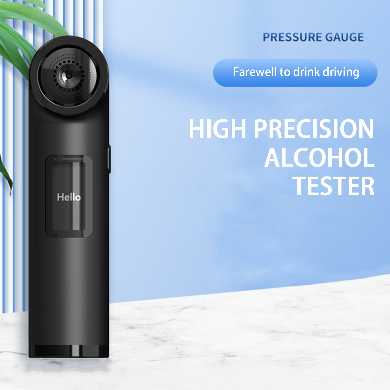 Xinyolin Alcohol Tester Air Blowing Type Contactless High Precision TFT ...