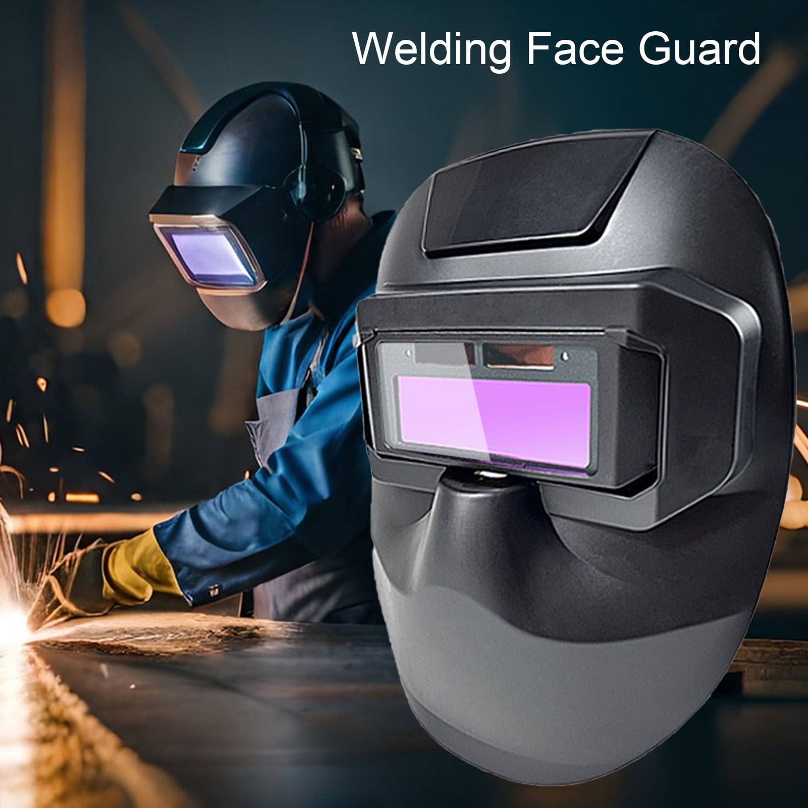 Xinyolin Auto Darkening Welding Helmet with Elastic Band Large Viewing ...