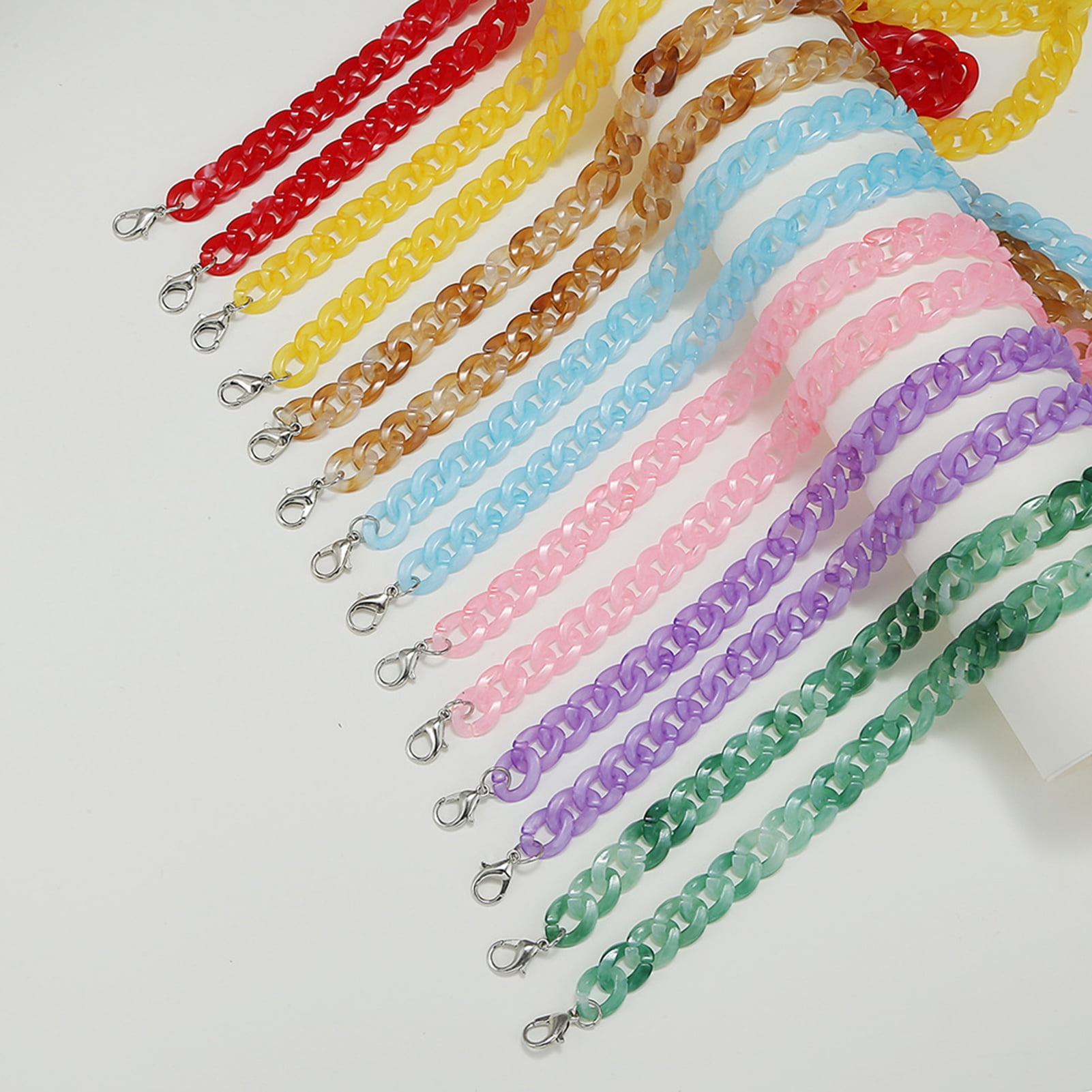 Xinyolin Bright-colored Acrylic Multi-use Comfortable Eyewear Lanyard ...