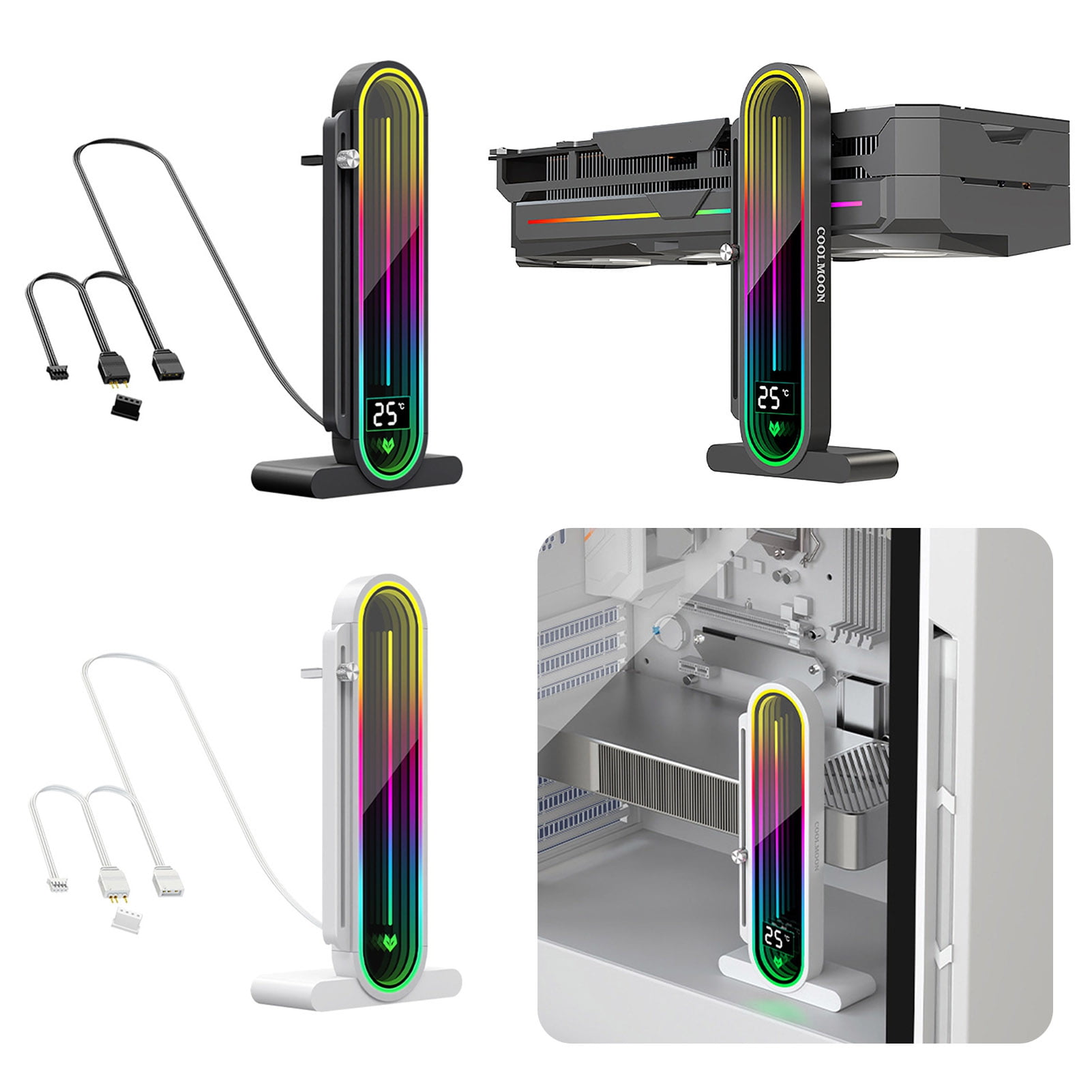 Xinyolin Graphics Card GPU Support Bracket with Anti-Slip Base Strong ...