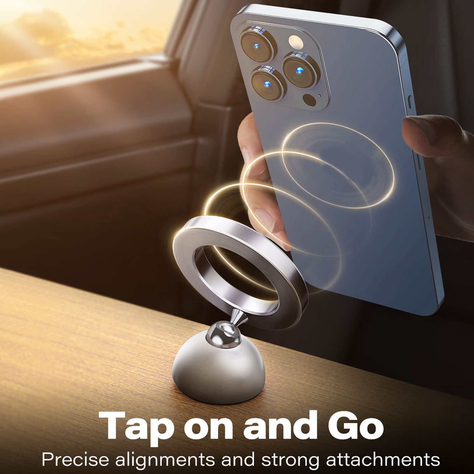 Xinyolin Magnetic Car Mount: for MagSafe Super Strong Magnetism Full ...