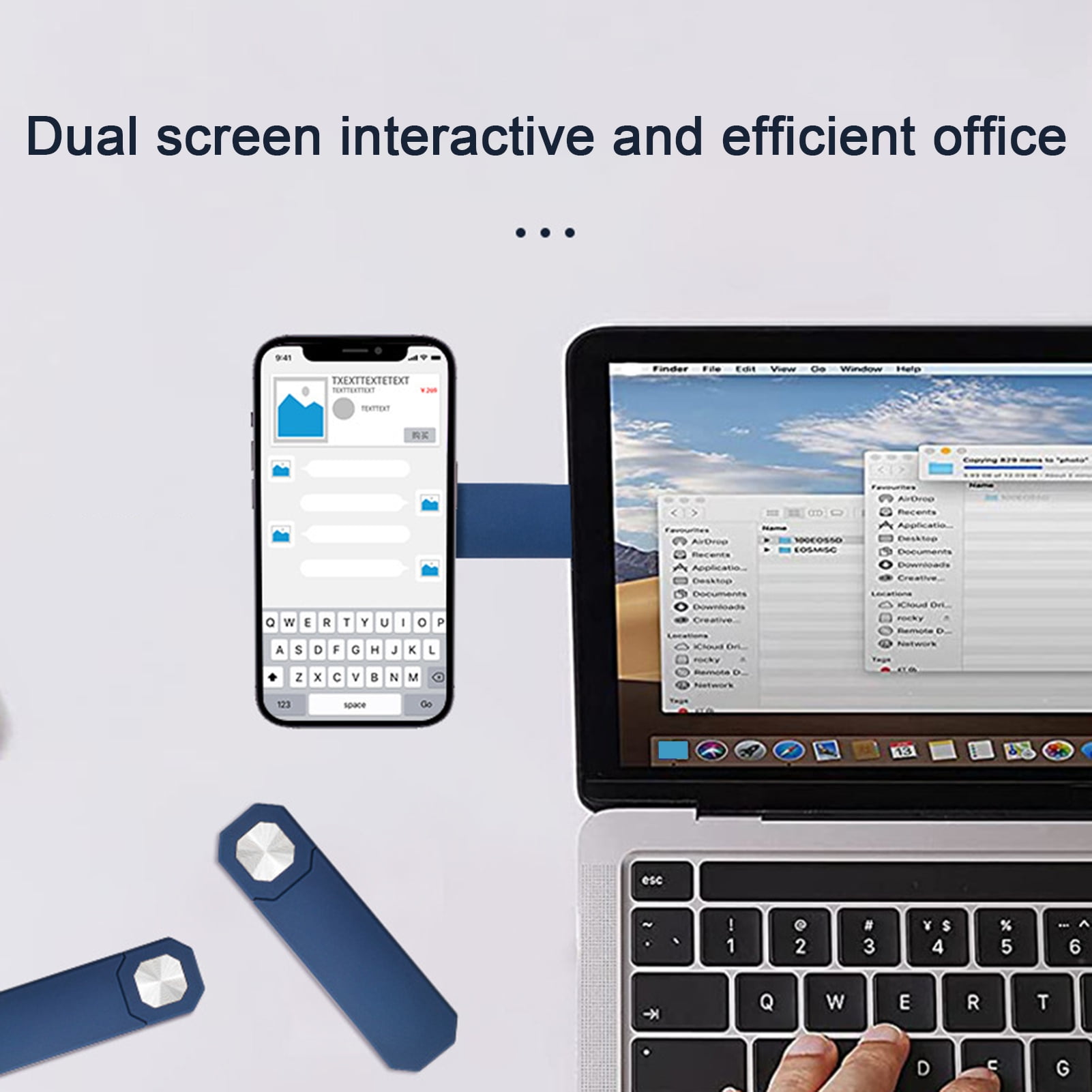 Xinyolin Magnetic Phone Holder Expansion Bracket: Slim Portable ...