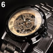 Men's 45mm Iced Diamond Pave Watch with Roman Dial - Simulated Diamonds ...