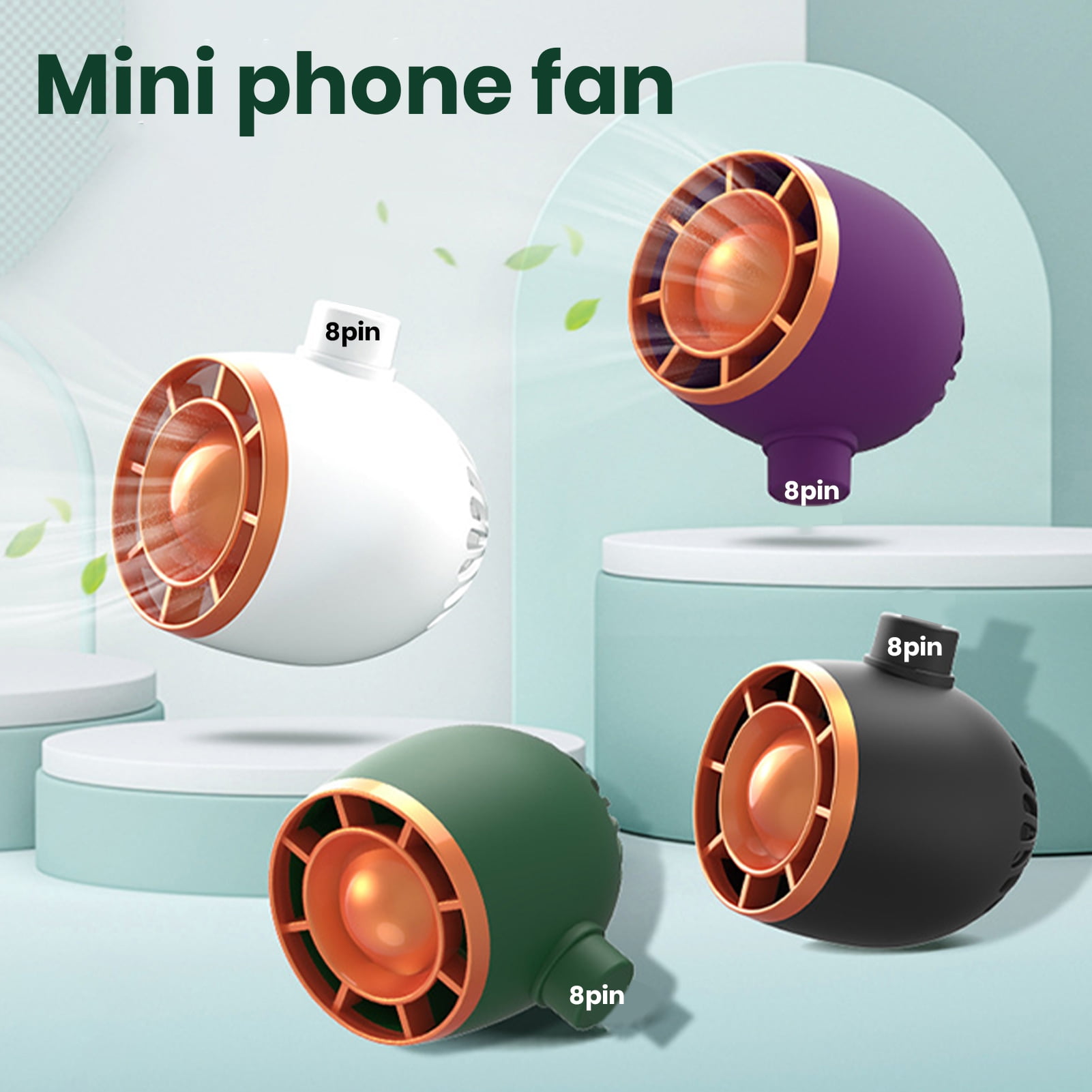 Xinyolin Mini Fan Adjustable Low Noise Energy-saving Strong Wind ...
