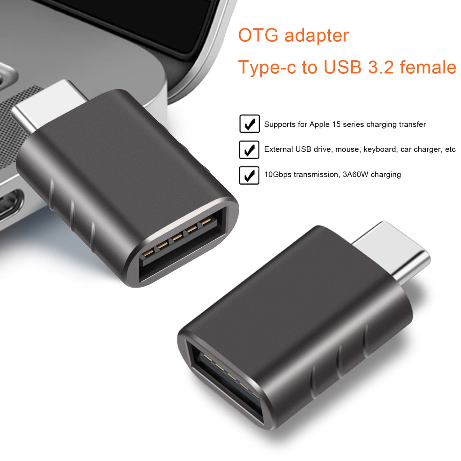 Xinyolin OTG Adapter Enhance Work Entertainment 10Gbps High-speed Data ...