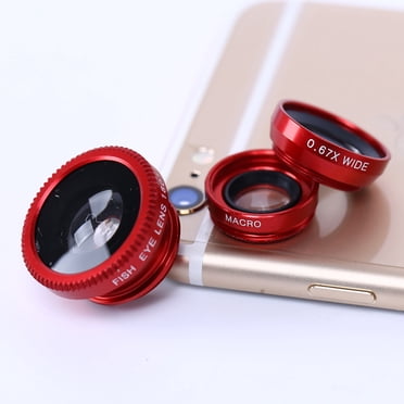 Fairnull 3 in 1 Mobile Phone Camera Fish Eye Macro Super Wide Angle ...