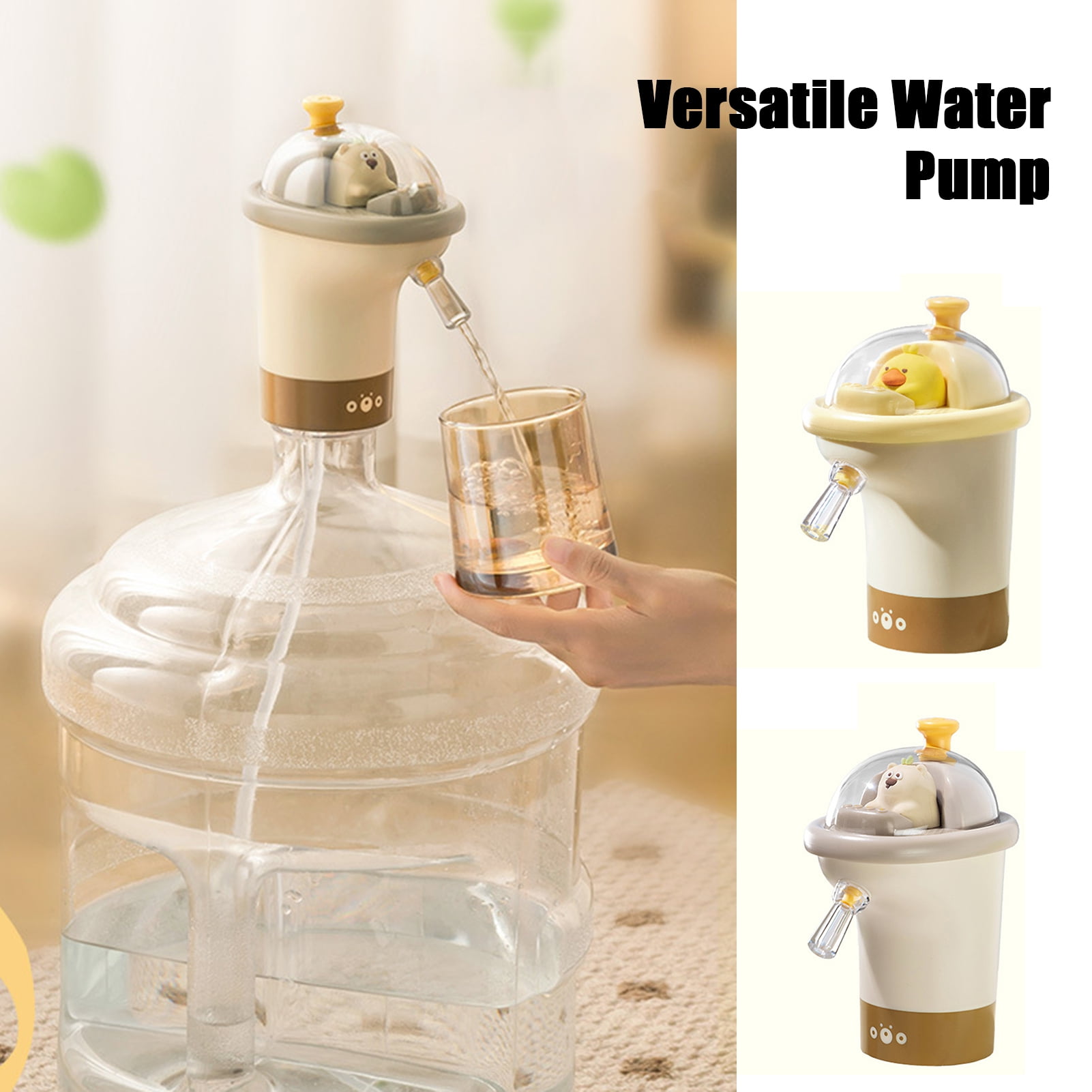 Xinyolin Portable Small Water Pump Cartoon Shape Food Grade BPA Free ...