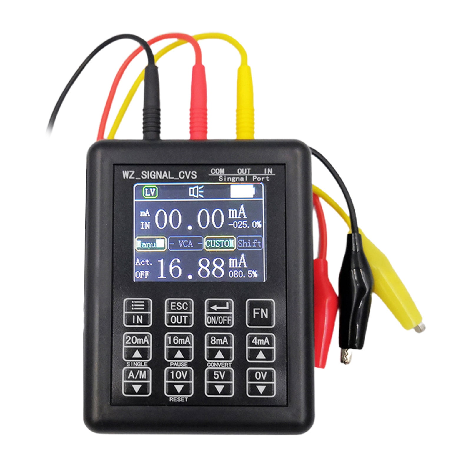 Xinyolin Precision 4-20mA 0-10V Signal Generator Calibrator Current ...