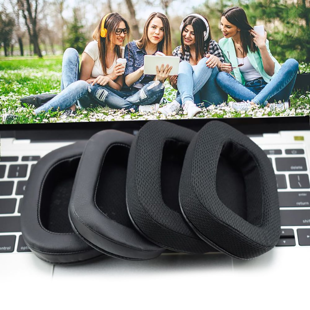 Xinyolin Replacement Soft Flannel/Protein Leather Ear Pad Cushion for ...