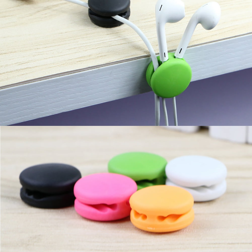 Xinyolin Self-adhesive Cable Clip Desk Organizer Wire Cord Lead USB ...