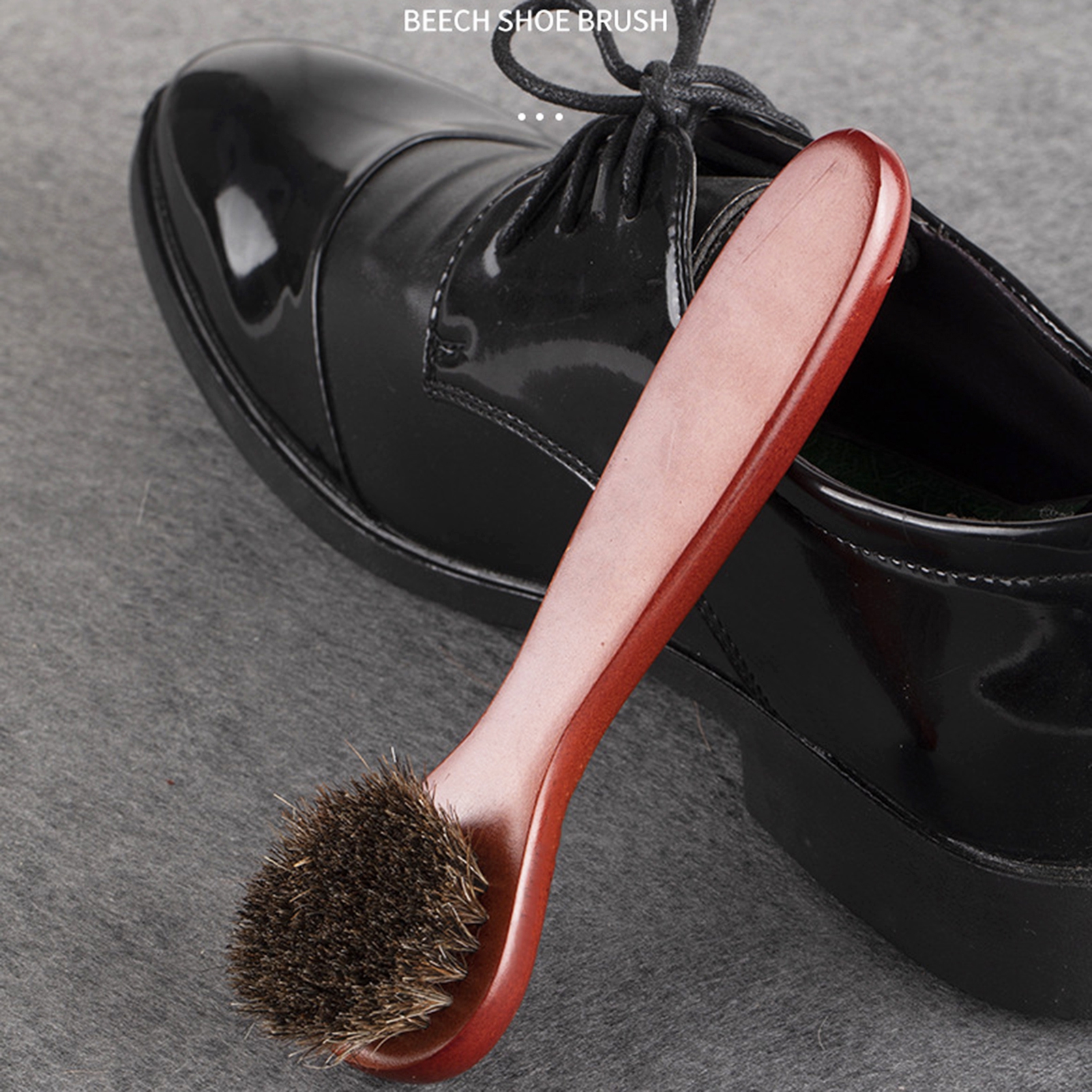 Xinyolin Shoes Scrubbing Brush with Soft & Fine Mane Bristle Long ...