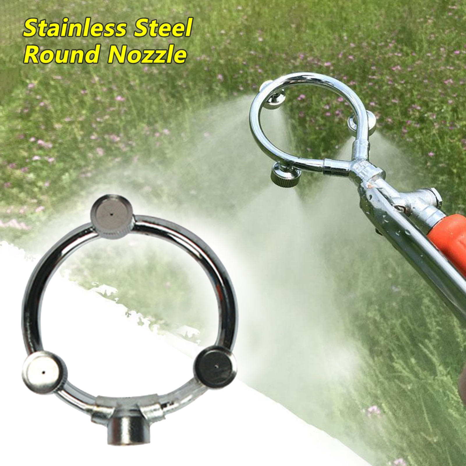 Xinyolin Sprayer Nozzle 3/4/5 Head Multipurpose Stainless Steel Fan ...