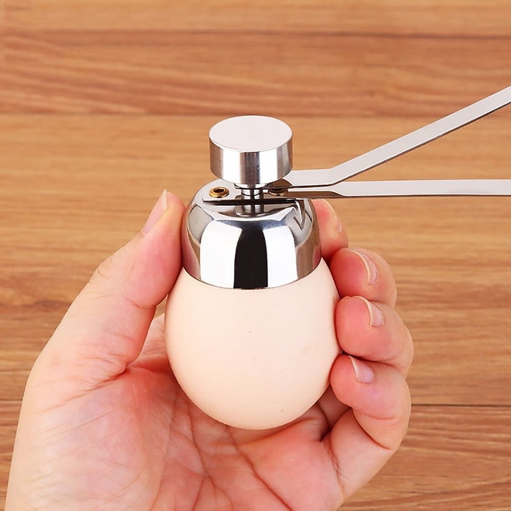 Xinyolin Stainless Steel Boiled Raw Egg Shell Topper Cutter Opener ...