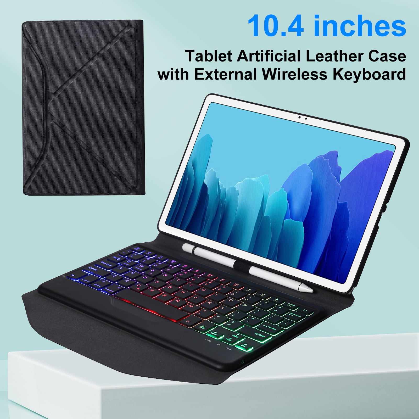 Xinyolin Tablet Keyboard Quick Response Long Standby Time with Case ...