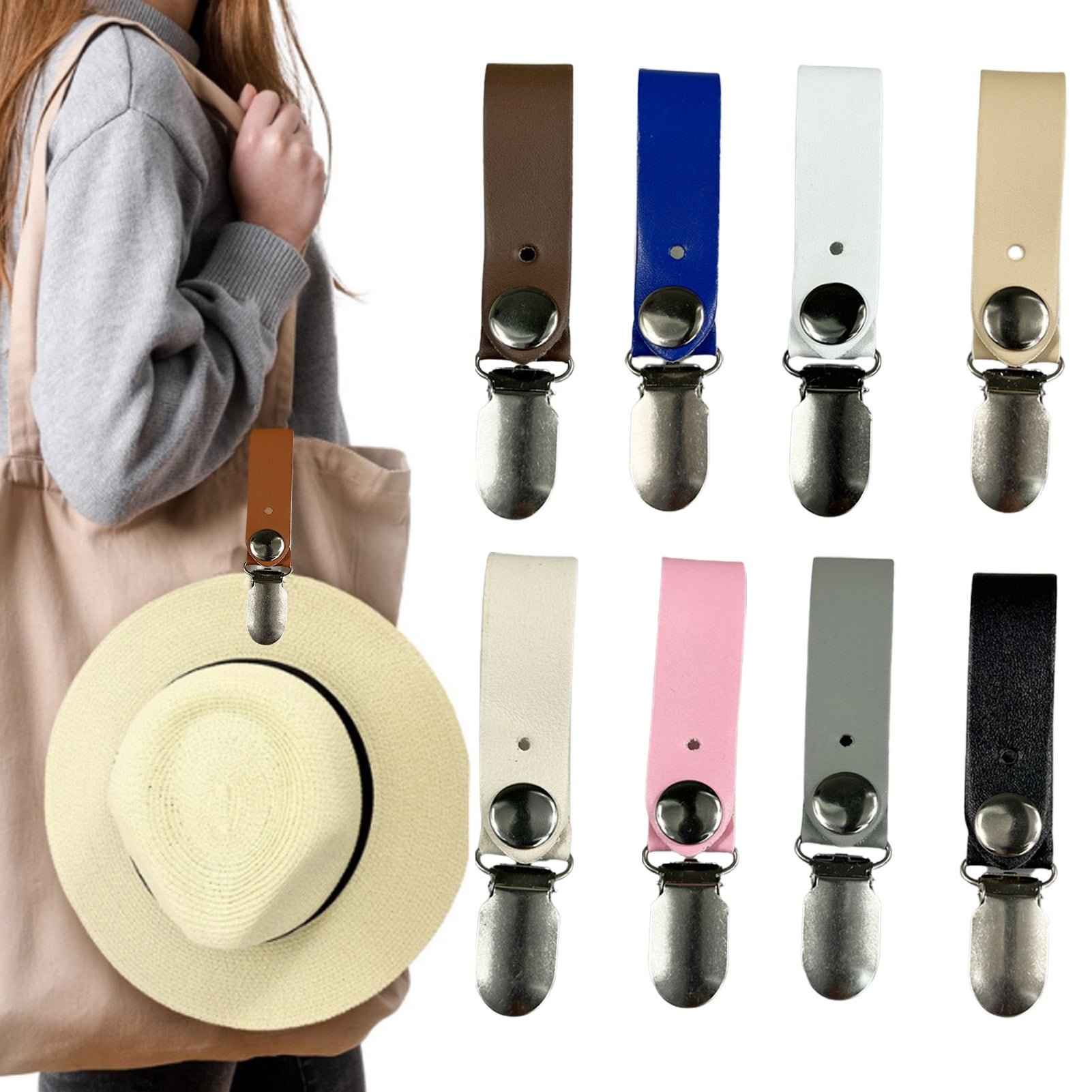 Xinyolin Travel Hat Clip Multipurpose Portable No Punching Detachable ...