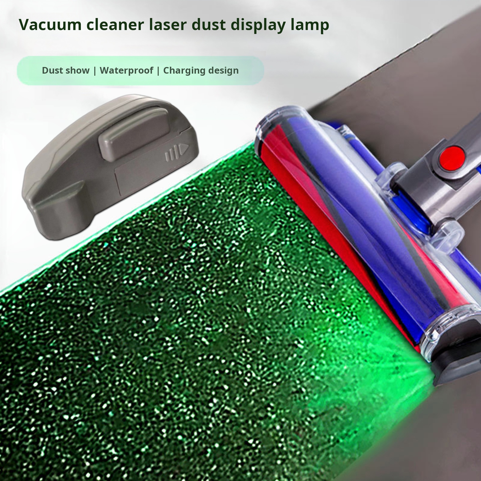 Xinyolin Universal Vacuum Cleaner Dust Display LED Light Attachment ...