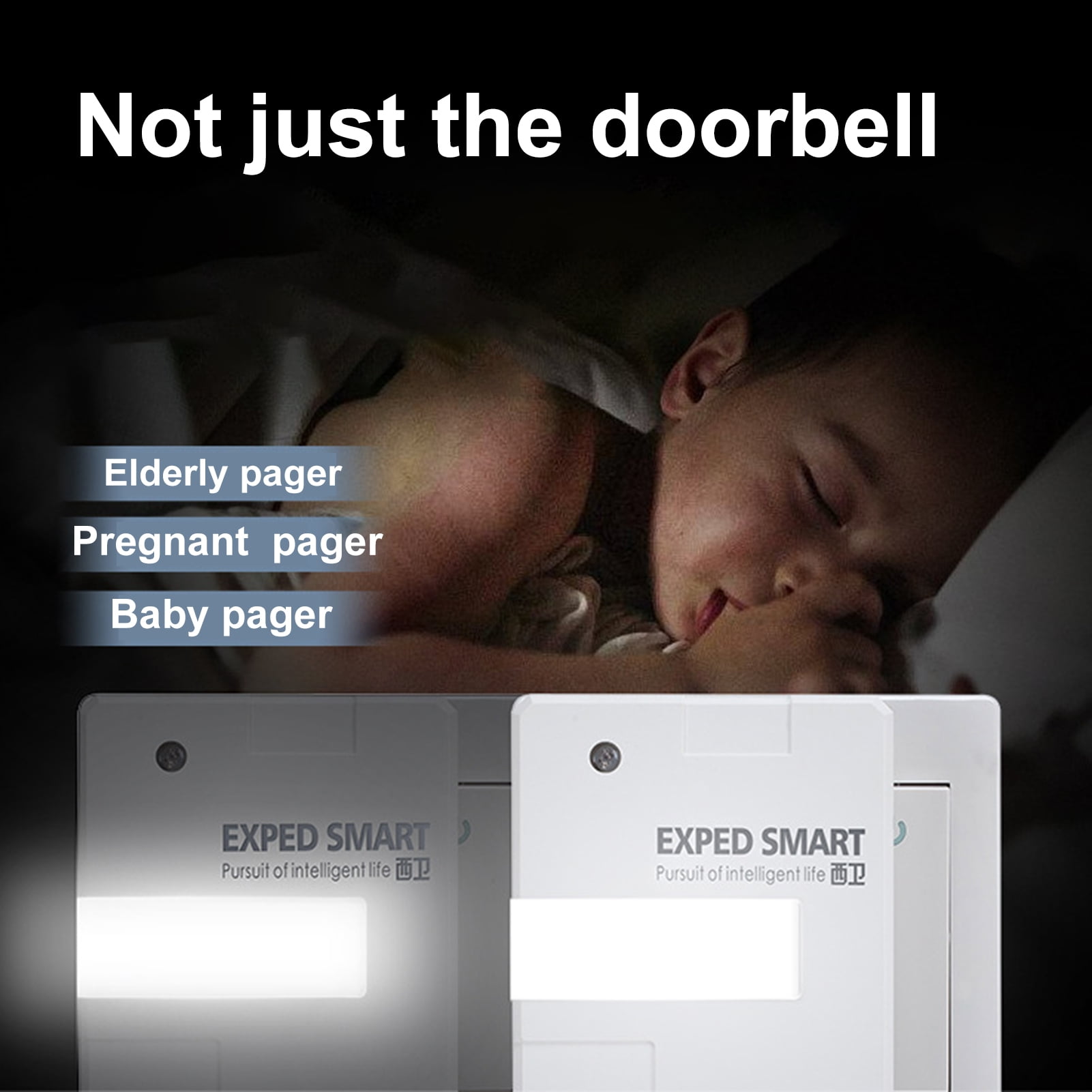 Xinyolin Wireless Doorbell Battery-free Self-generated Long Distance ...