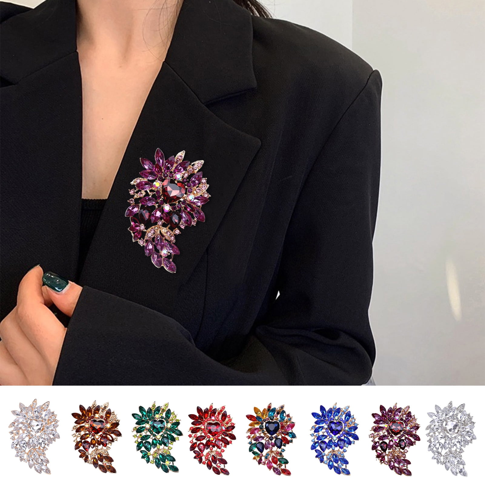 Xinyolin Women Brooch Exquisite Craftsmanship Elegant Fashion Jewelry ...