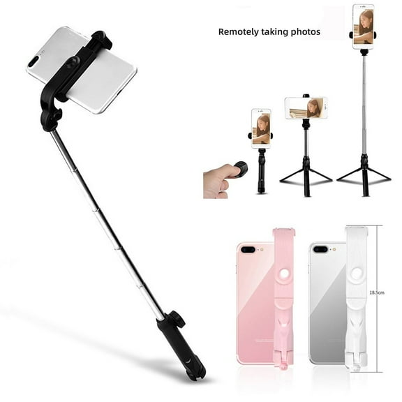 LINCO Adjustable Selfie Stick Tripod 52”, Rotatable Heavy Duty Selfie ...