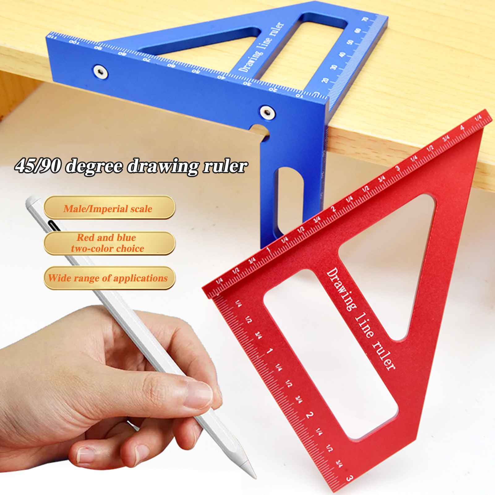 Xioeram Multi-Angle Measuring Ruler High Precision Compact Design ...