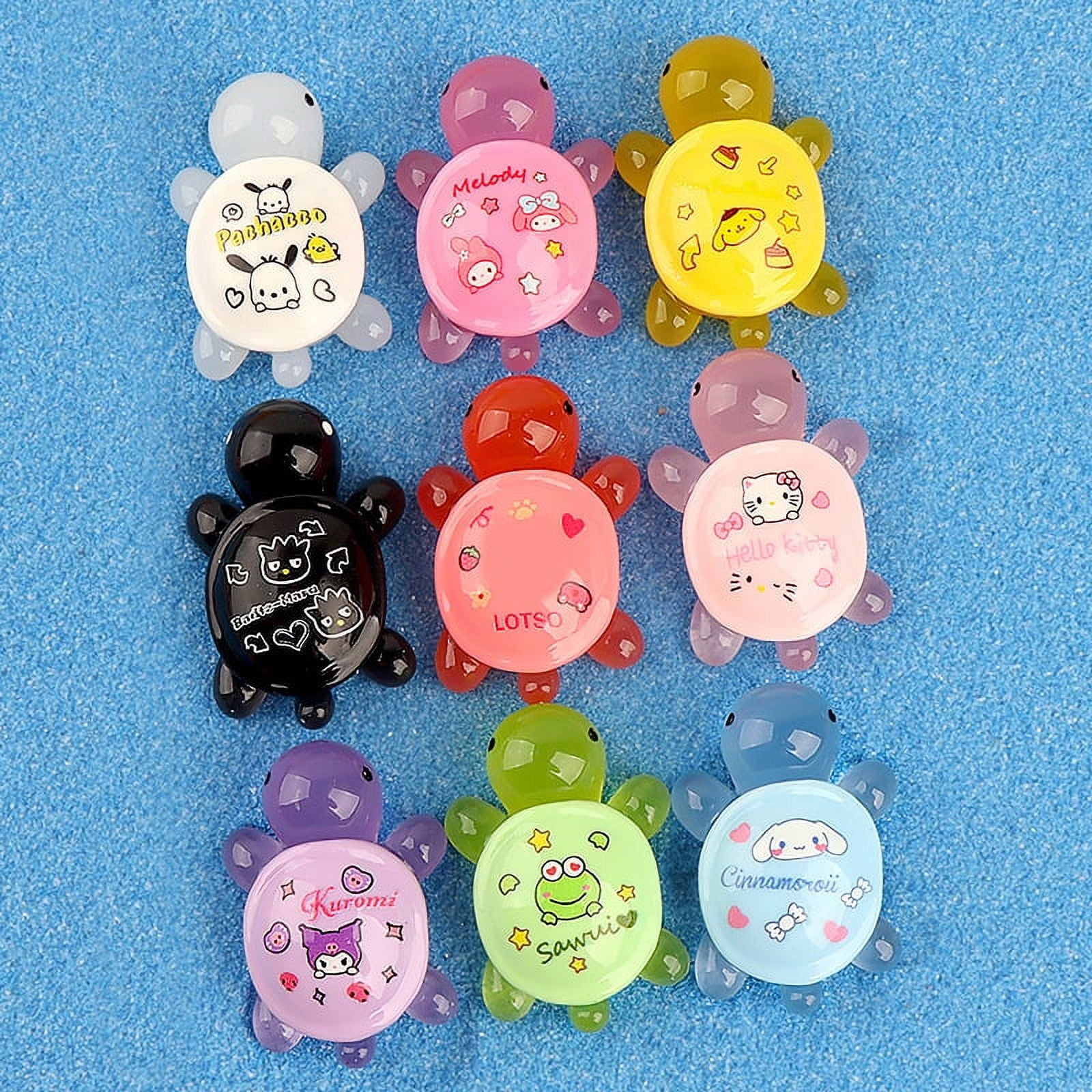 XiongPing Luminous Sanrio Turtle Ornament Kawaii Hello Kitty Kuromi ...