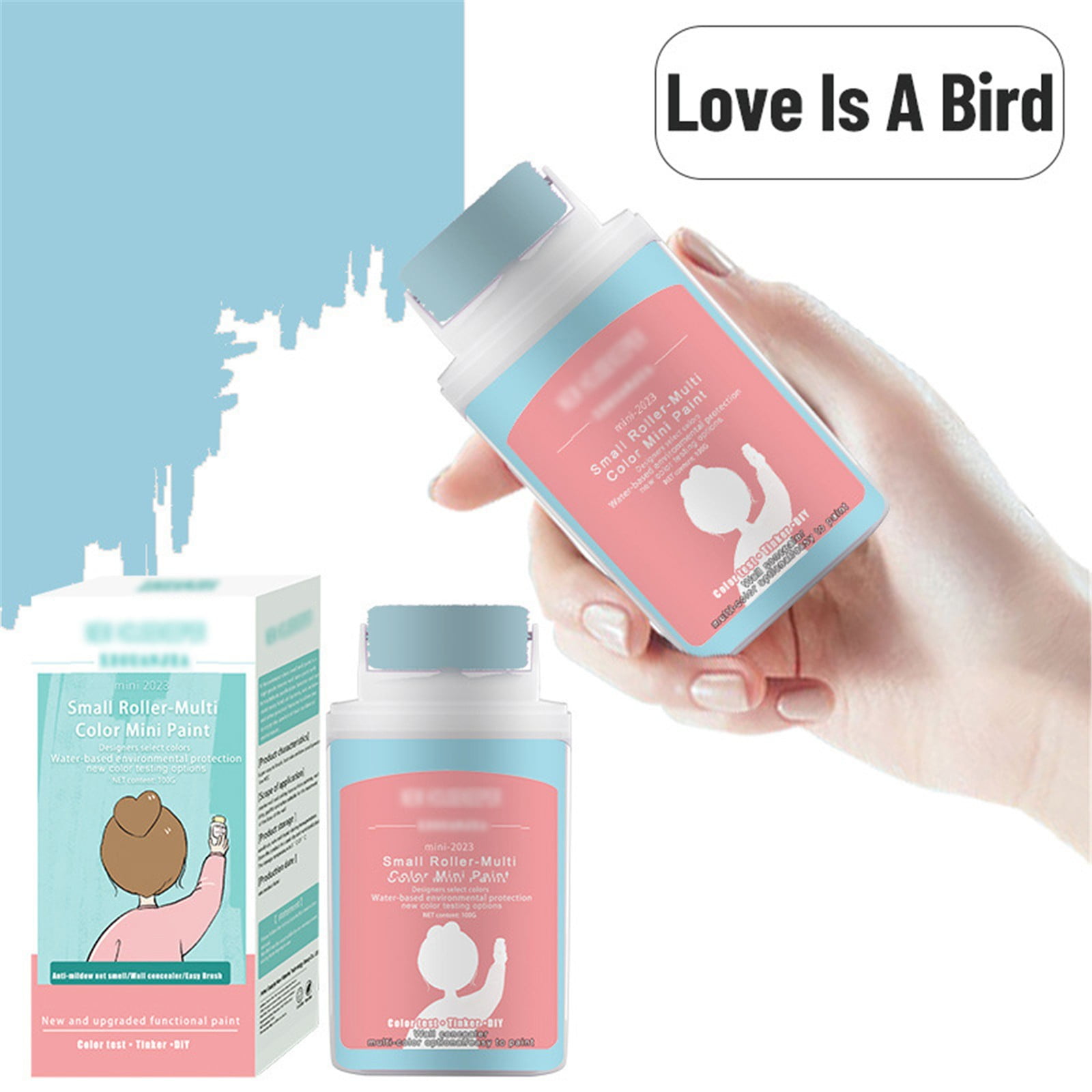 Xipoxipdo Small Roller Wall Patching Brush Wall Paste Roller Tool DIY ...