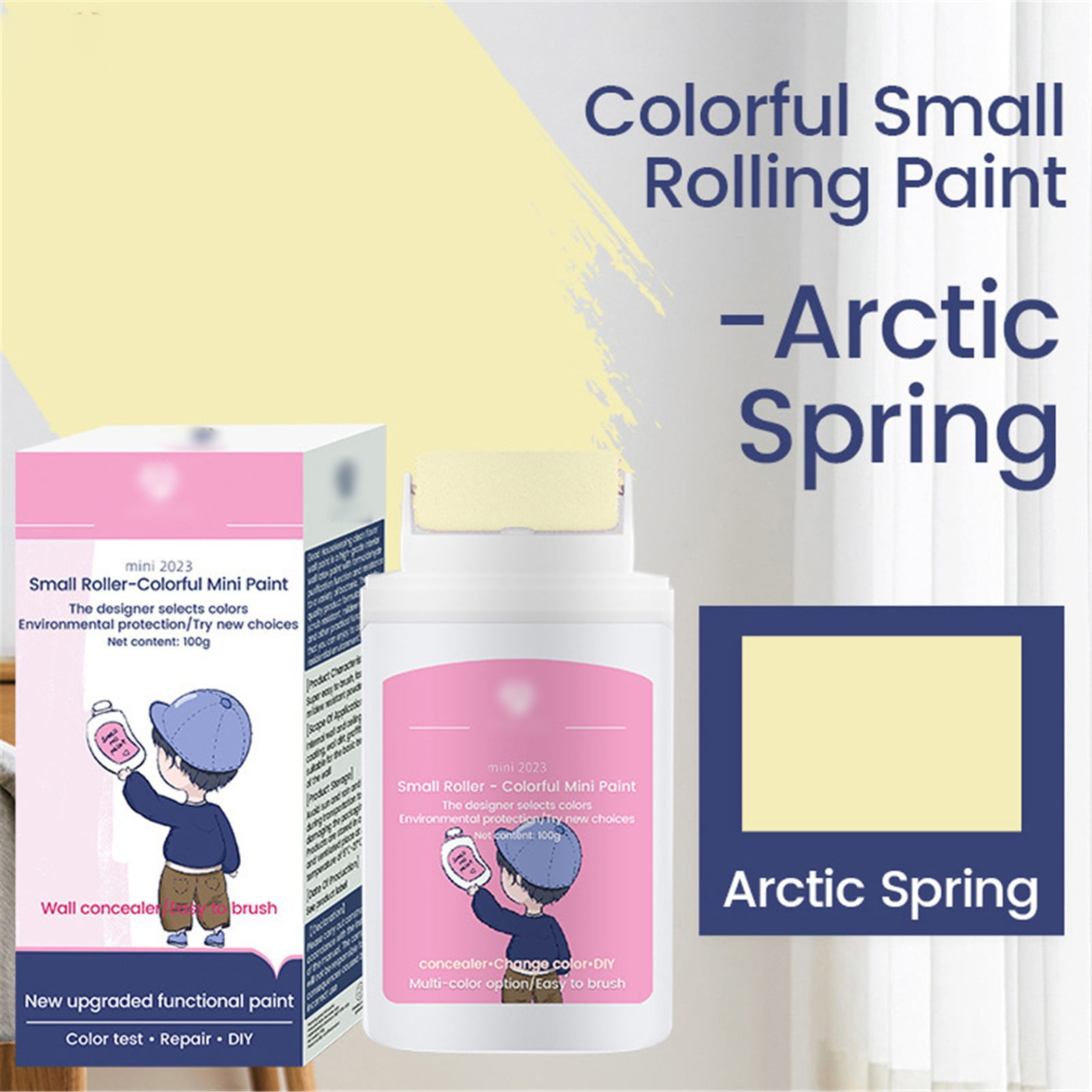 Xipoxipdo Small Roller Wall Patching Brush Wall Paste Roller Tool Small ...