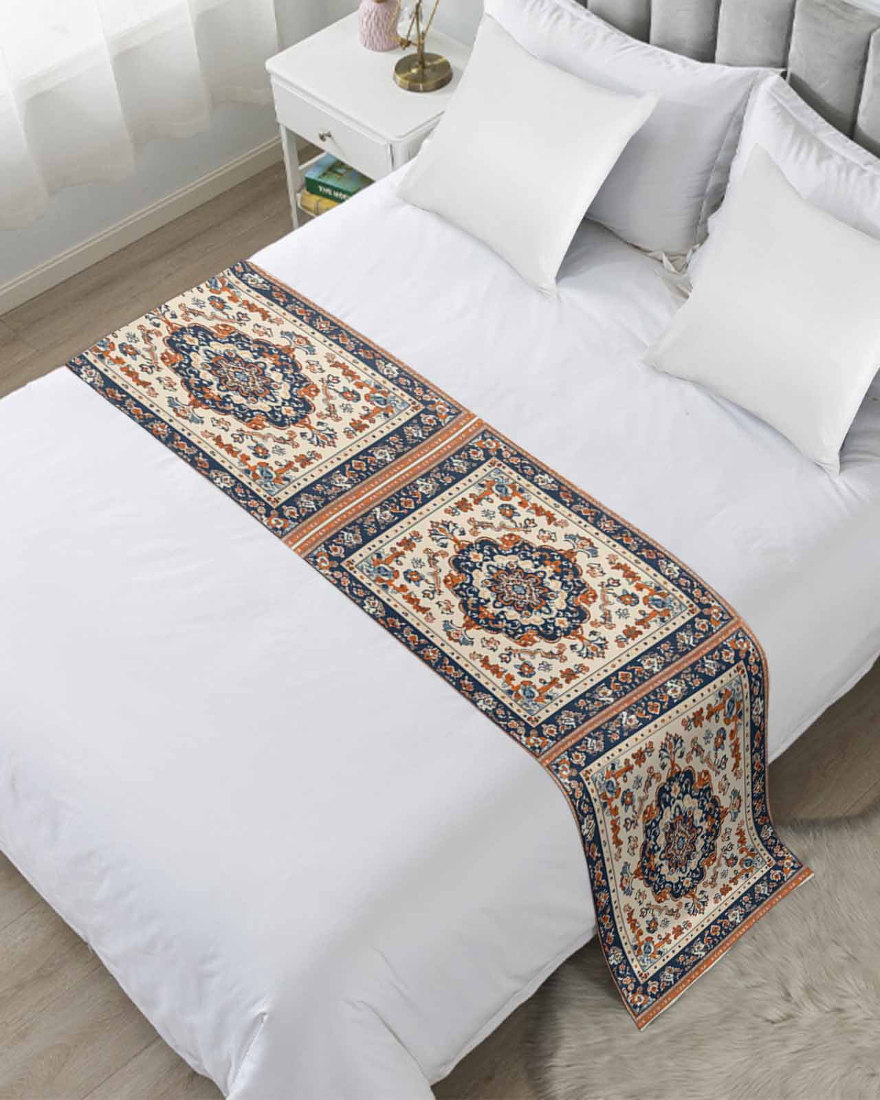 Xipuska Boho Southwestern Bed Runners for Queen Size Bed, Decorative ...