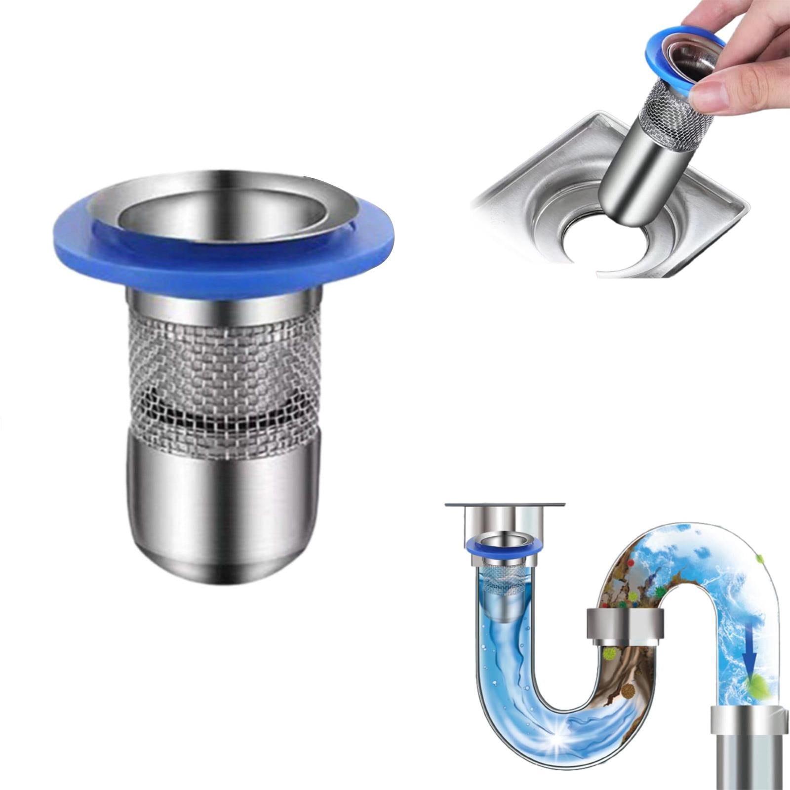 Xirolun2 In 1 Bathroom Anti Odor Floor Drain Hair Catcher Drainer ...