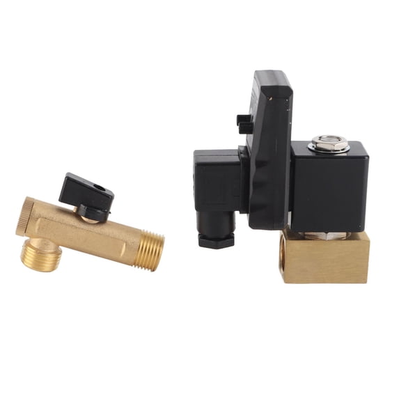 Xirurus 110V Electronic Timed Drain Valve – Adjustable 0.5‑10s Open, 0. ...