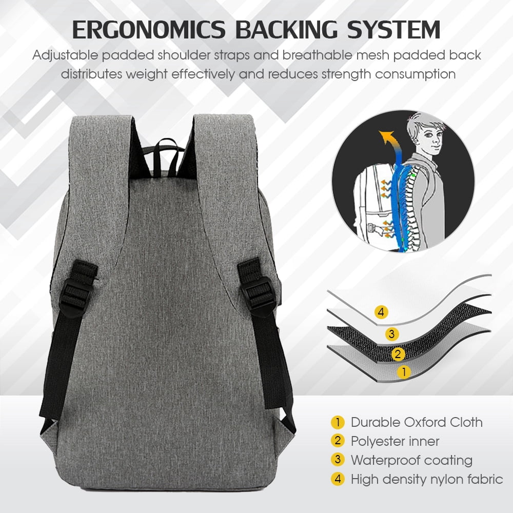 Xirurus 3-Piece Backpack Combo Set 16 Inch Laptop Backpack Business ...