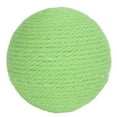 Xirurus Interactive Sisal Cat Ball – Rattling Stone, Green – Scratching ...