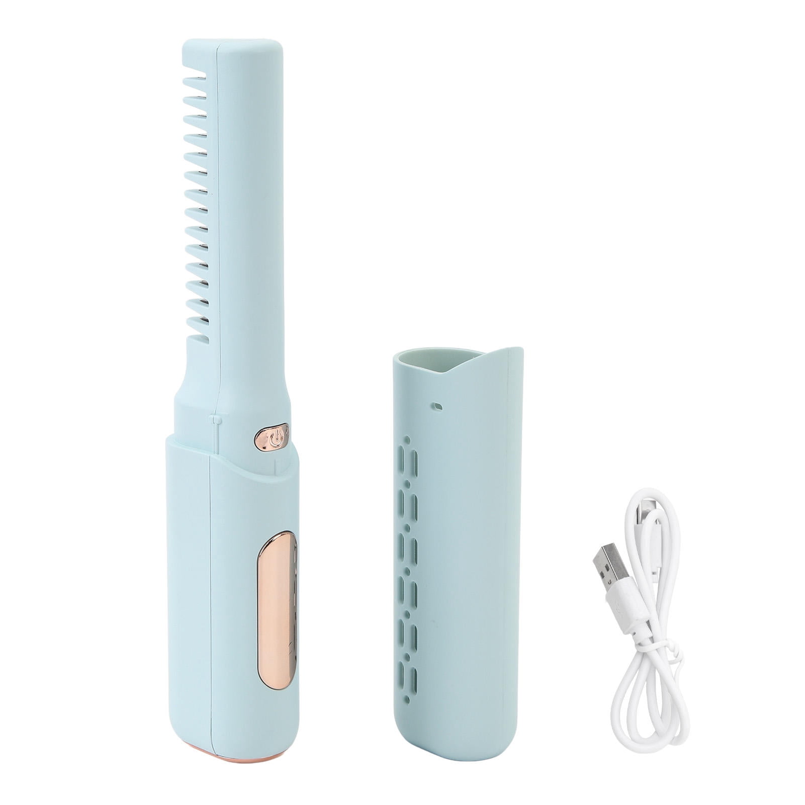 Xirurus Rechargeable 2-in-1 Cordless Comb‑Straightener, 3‑Temp Settings ...